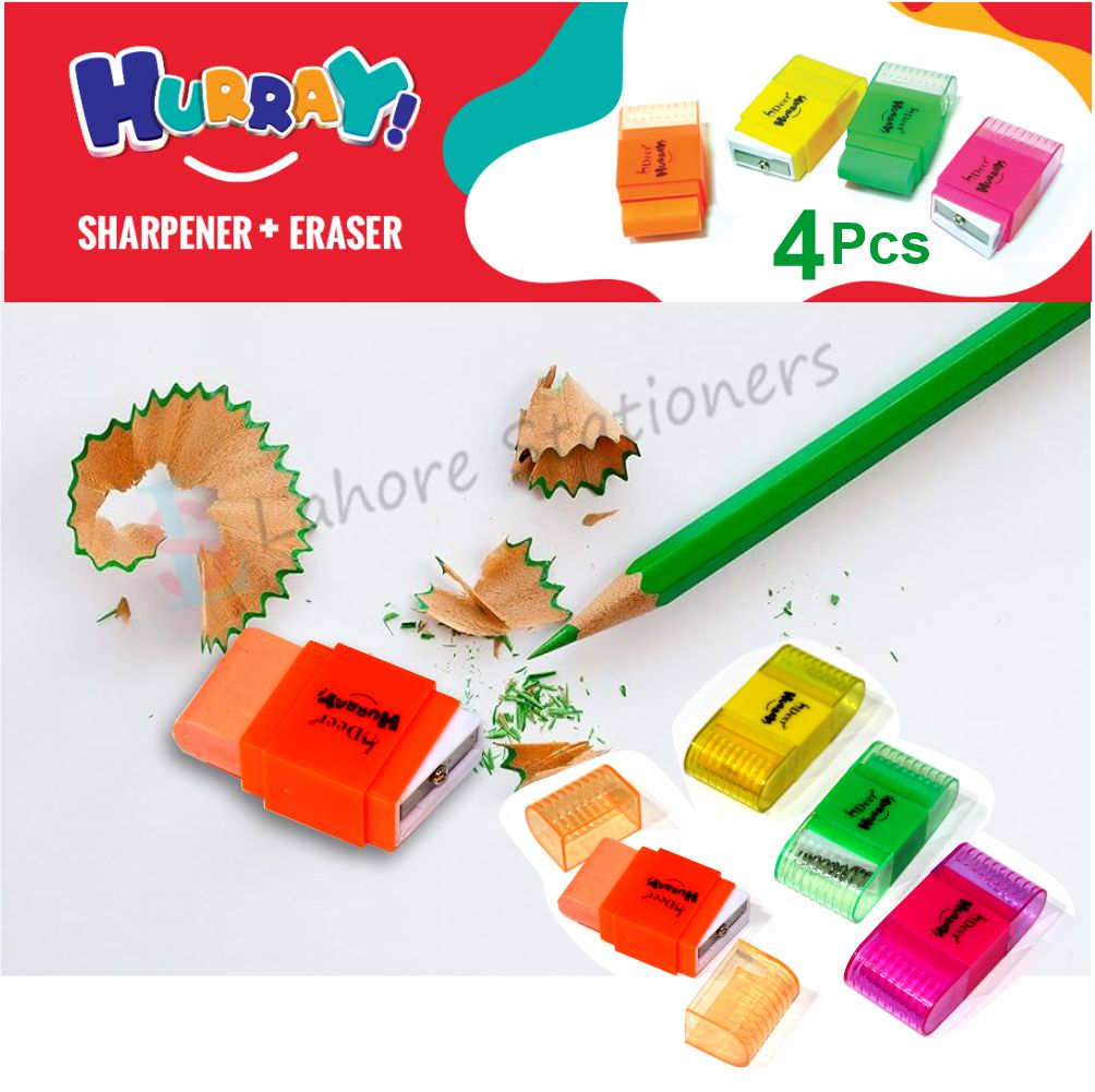 Deer Sharpener 2 in 1 Sharpener + Eraser Dual fun – Lahore Stationers